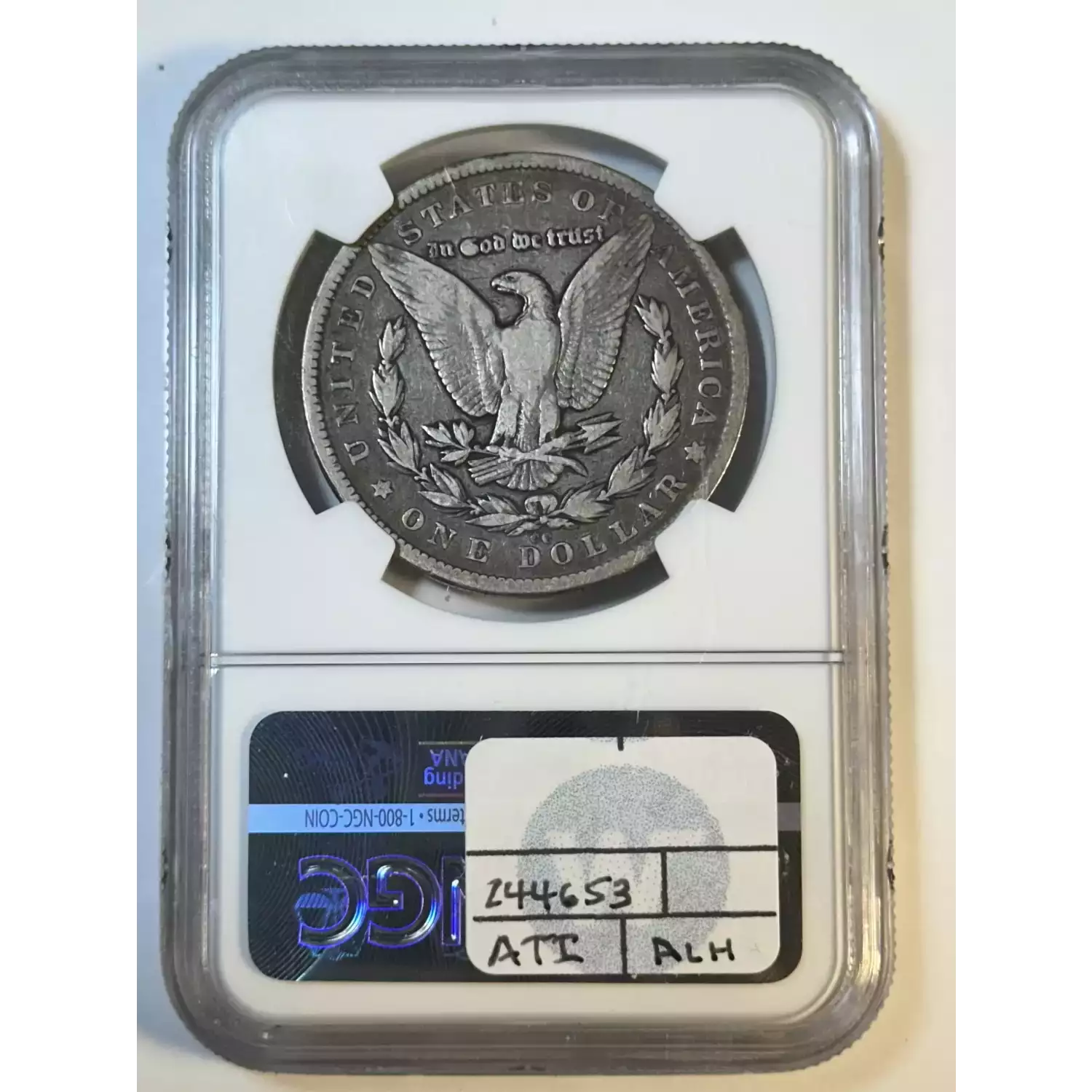 1879-CC Morgan Silver Dollar NGC VG-10 CC VAM-3 CAPPED CC - Bob Paul ...