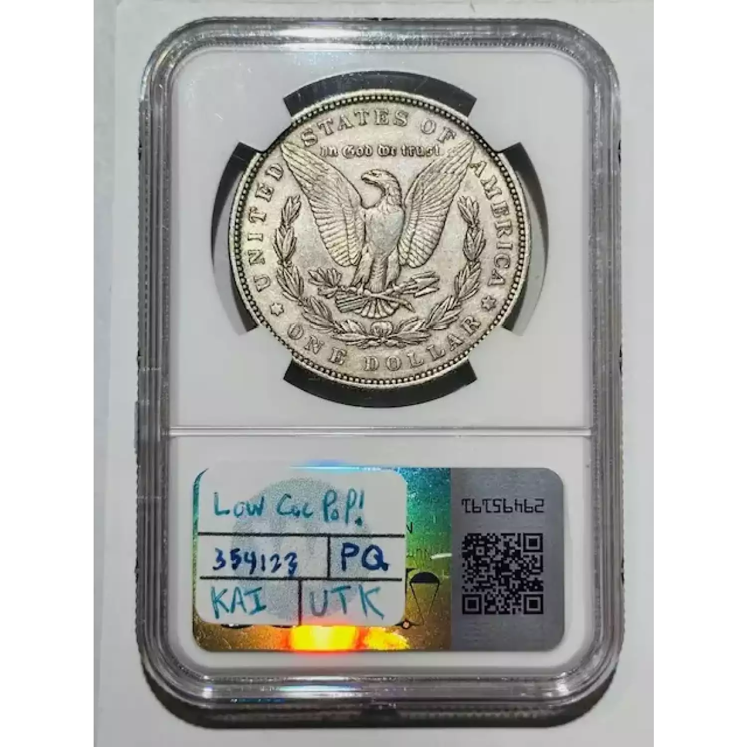 1893 Morgan Silver Dollar NGC XF-45 Low CAC Population! CAC - Bob Paul ...