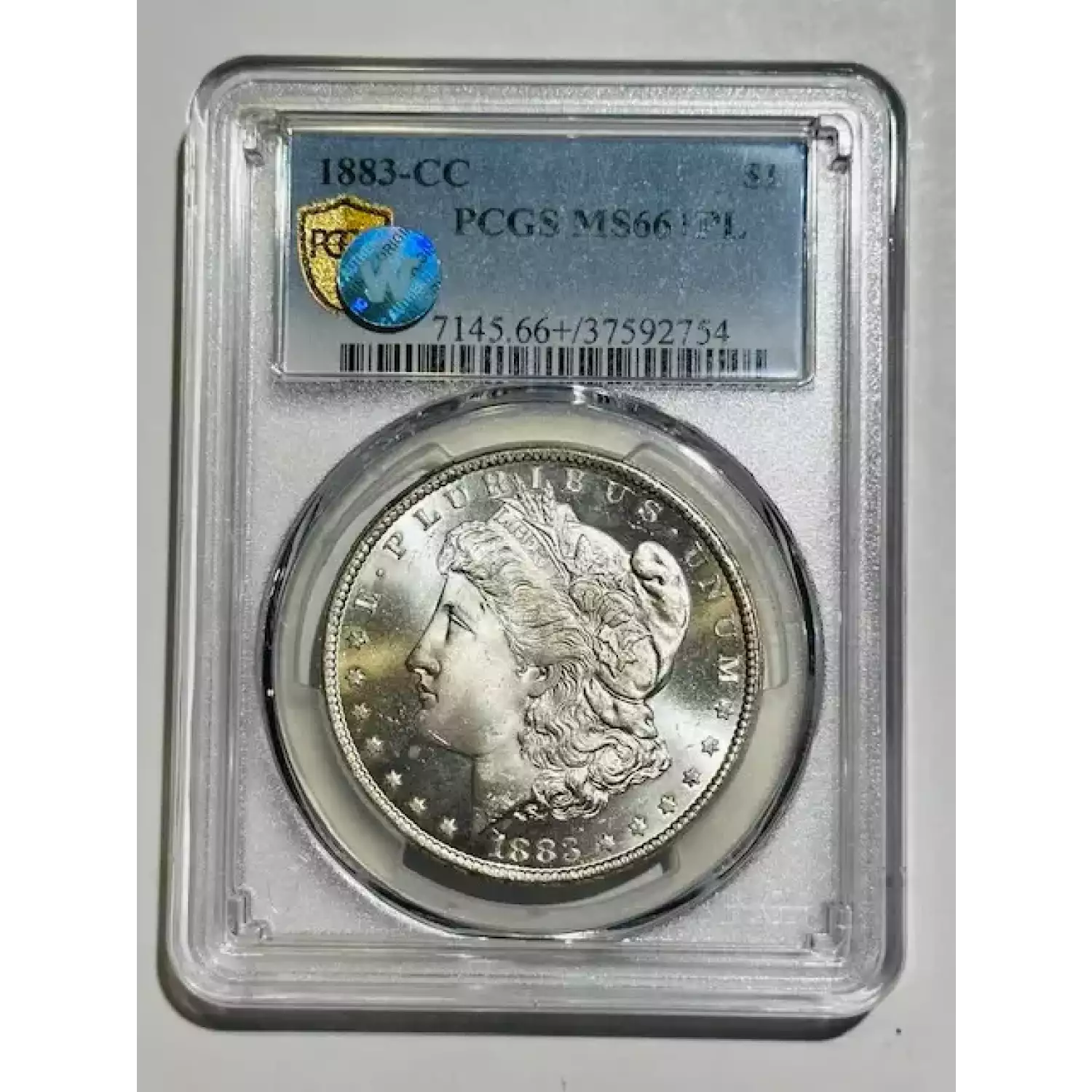 1883-CC Morgan Silver Dollar PCGS MS-66+ PL Sight White - Bob Paul Rare ...