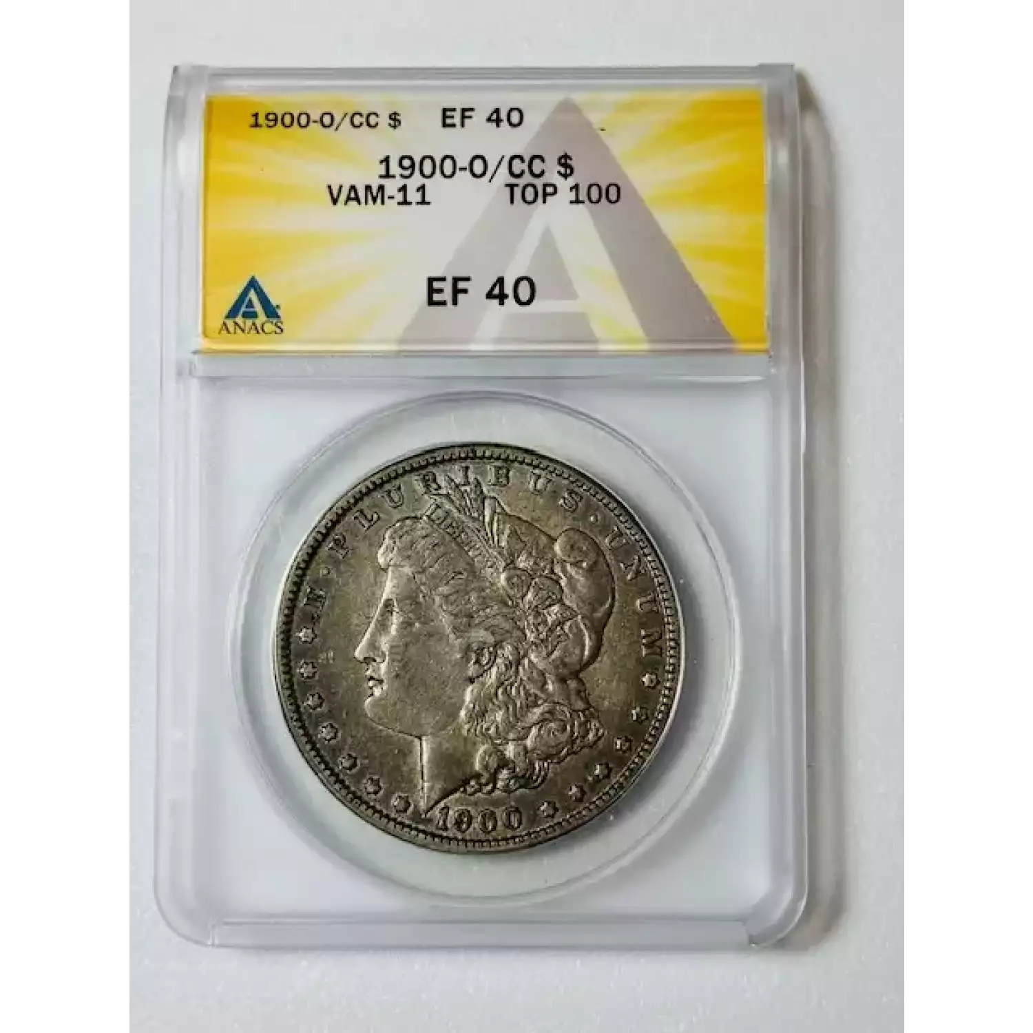 1900-O/CC Morgan Silver Dollar ANACS XF-40 Top 100 VAM-11 - Bob Paul Rare Coins