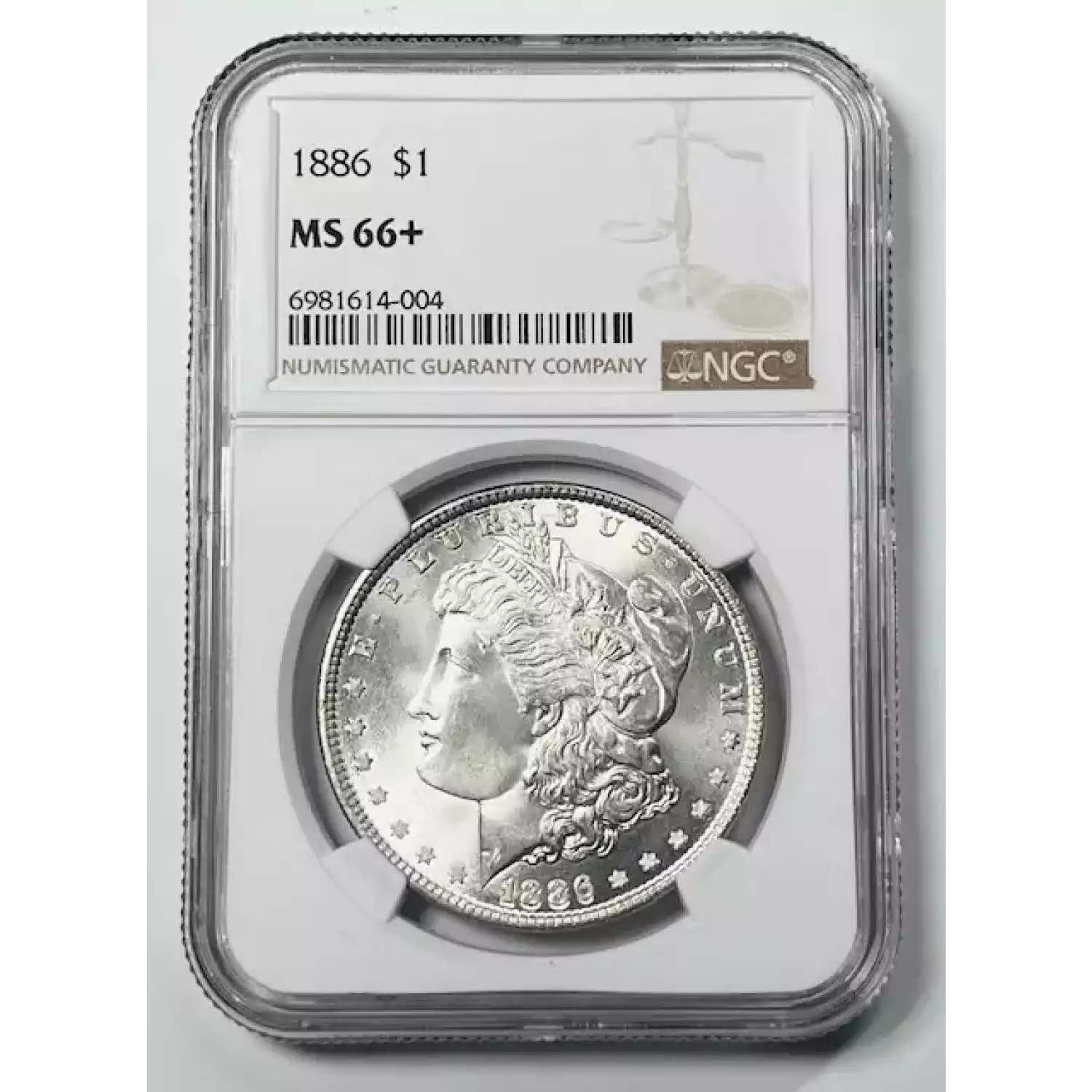 1886 Morgan Silver Dollar NGC MS-66+ - Bob Paul Rare Coins