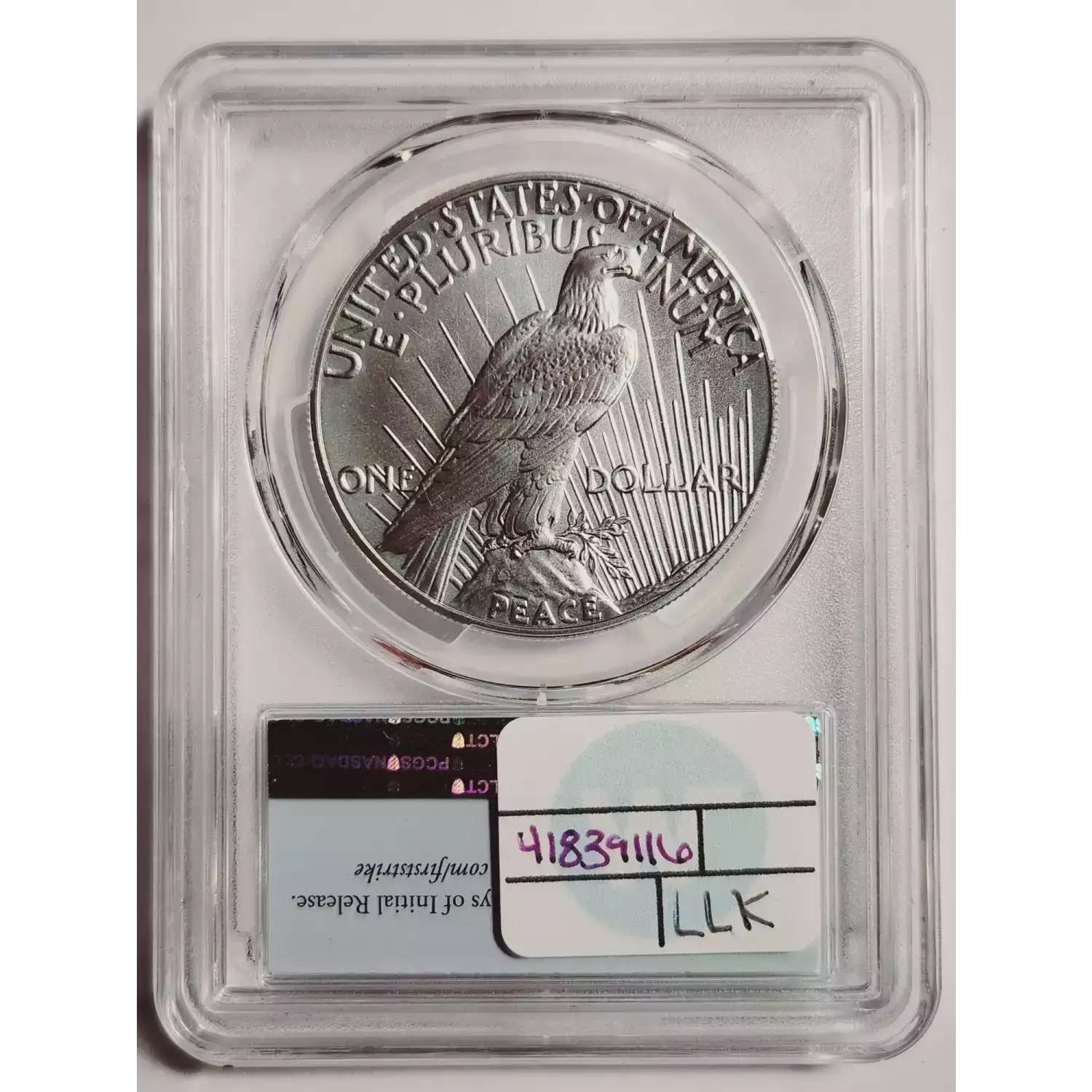 2021 Peace Dollar PCGS MS-69 FIRST STRIKE PEACE DOLLAR - 100TH ...