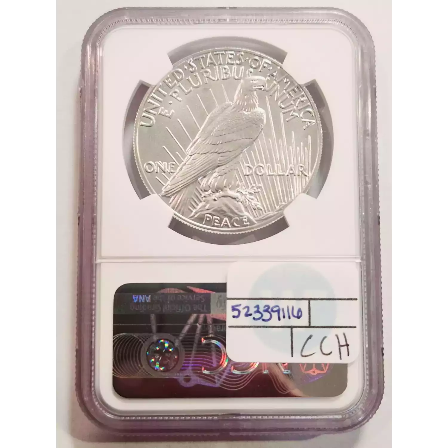 2021 Peace Dollar NGC MS-70 - 1ST DAY OF ISSUE - 100TH ANNIV - WITH OGP ...