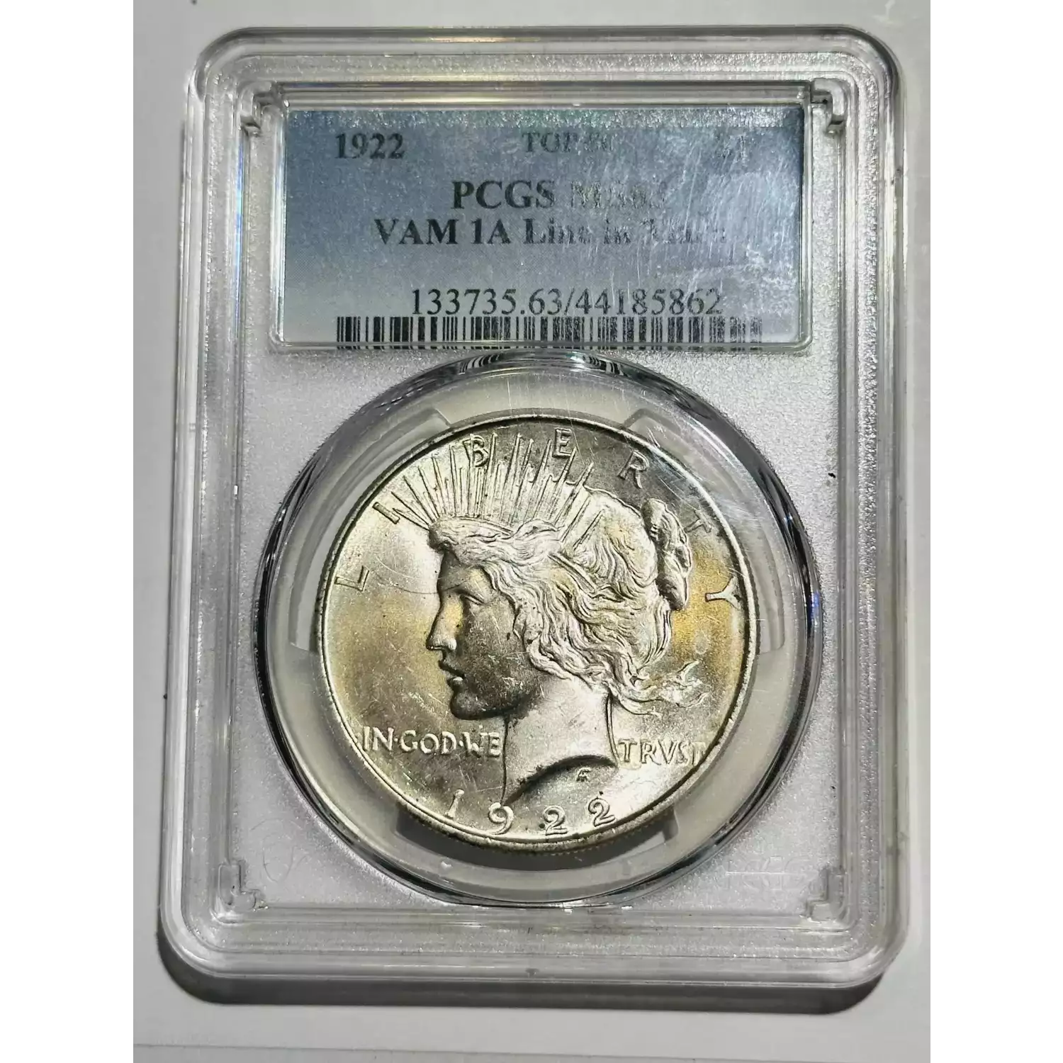1922 Peace Dollar PCGS MS-63 VAM 1A - Bob Paul Rare Coins