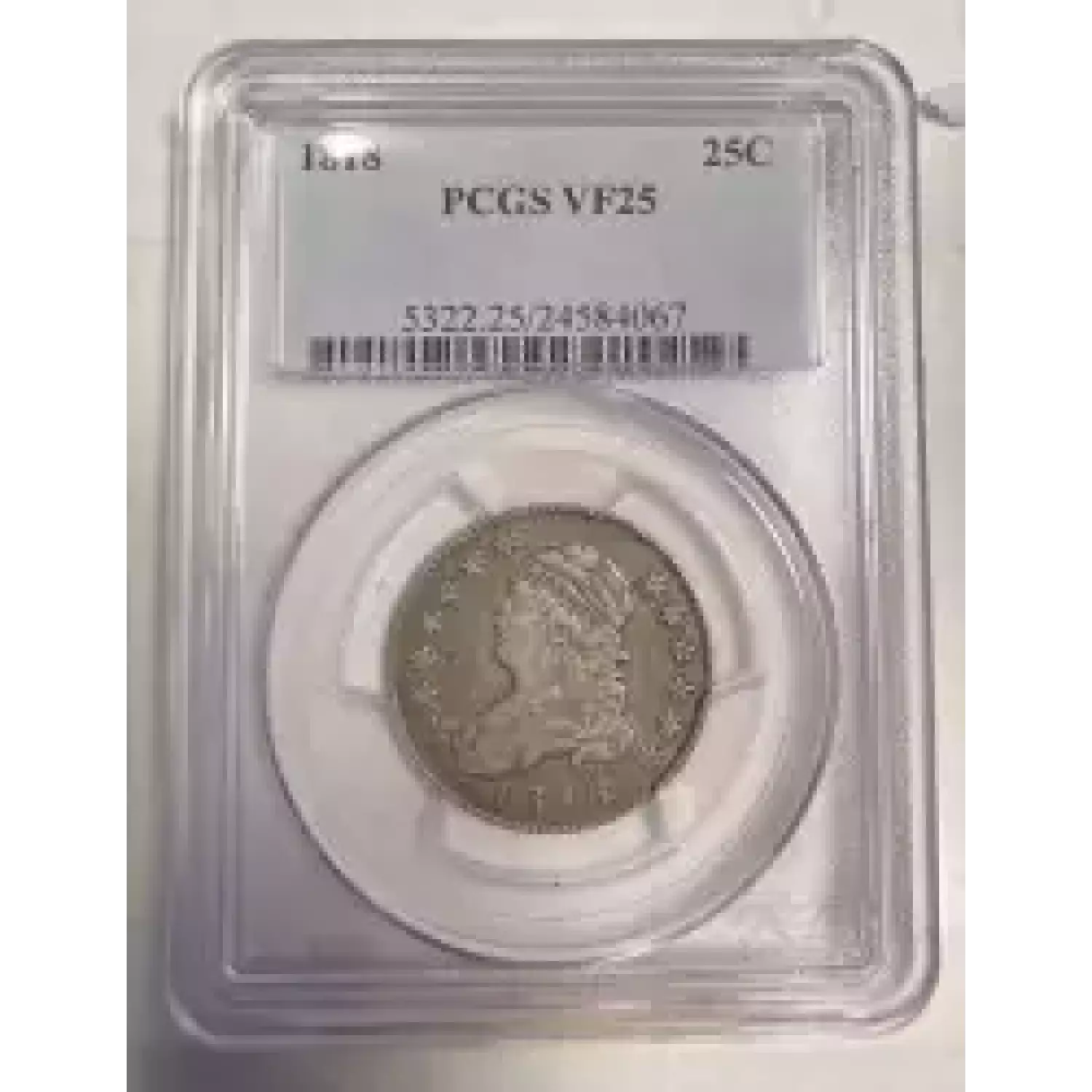 1818 Capped Bust Quarter Dollars PCGS VF-25 - Bob Paul Rare Coins