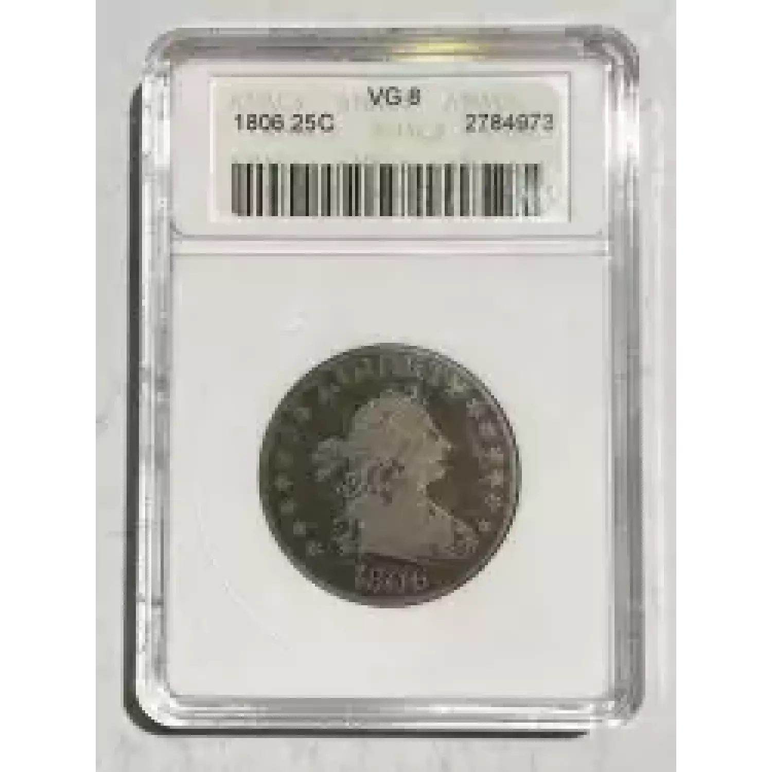 1806 Quarter Dollars Draped Bust ANACS VG-8 - Bob Paul Rare Coins