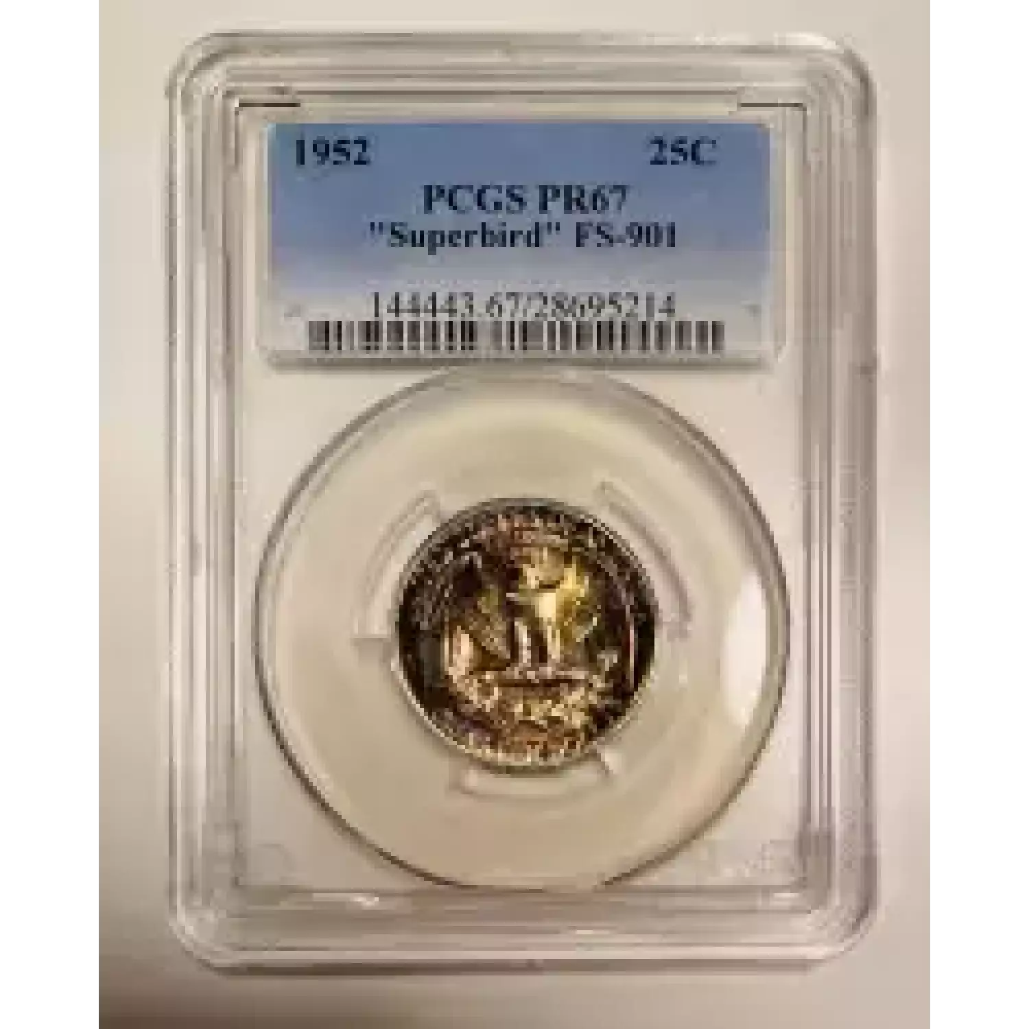 1952 Washington Quarter PCGS PR-67 FS-901 "Superbird" - Bob Paul Rare Coins