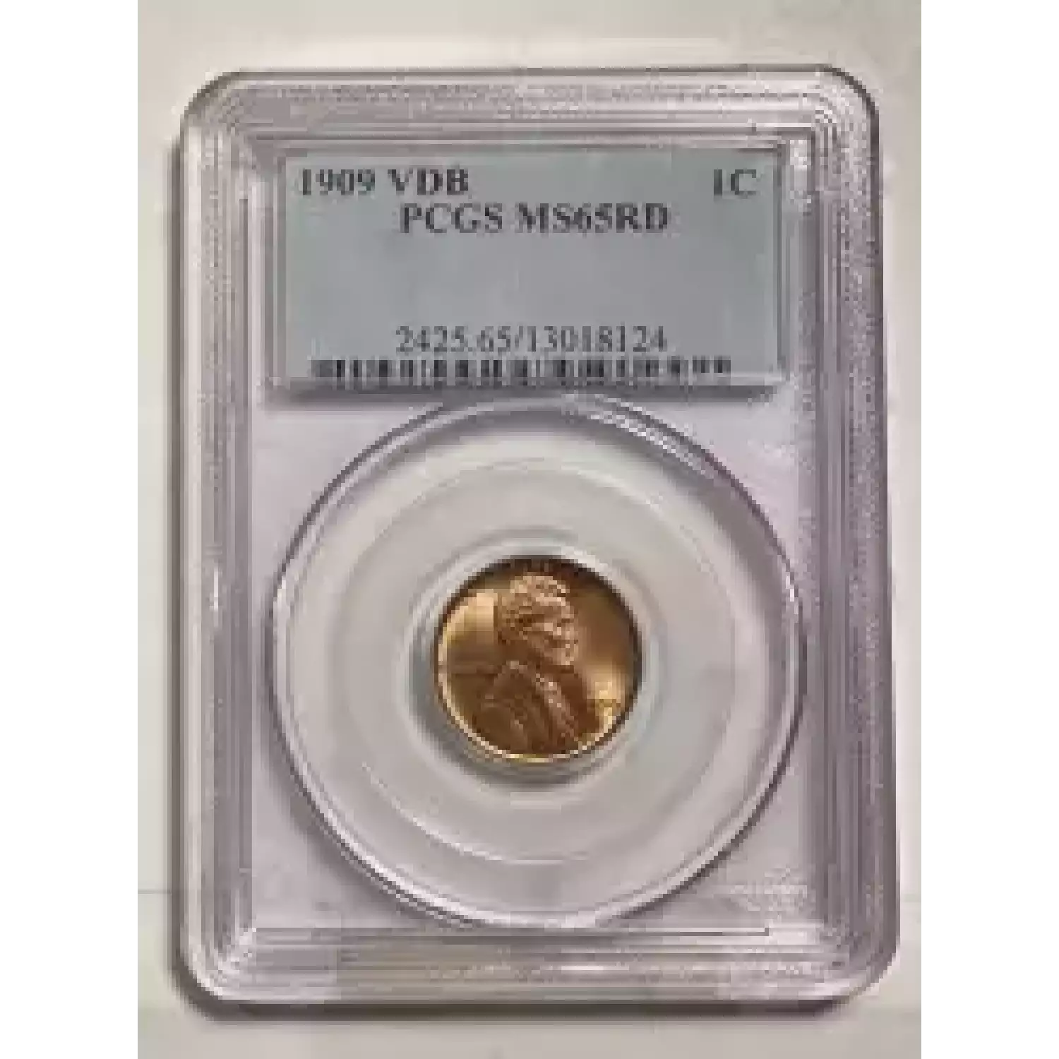 1909 Small Cents Lincoln, Wheat Ears Reverse PCGS MS-65 RD VDB - Bob Paul Rare Coins