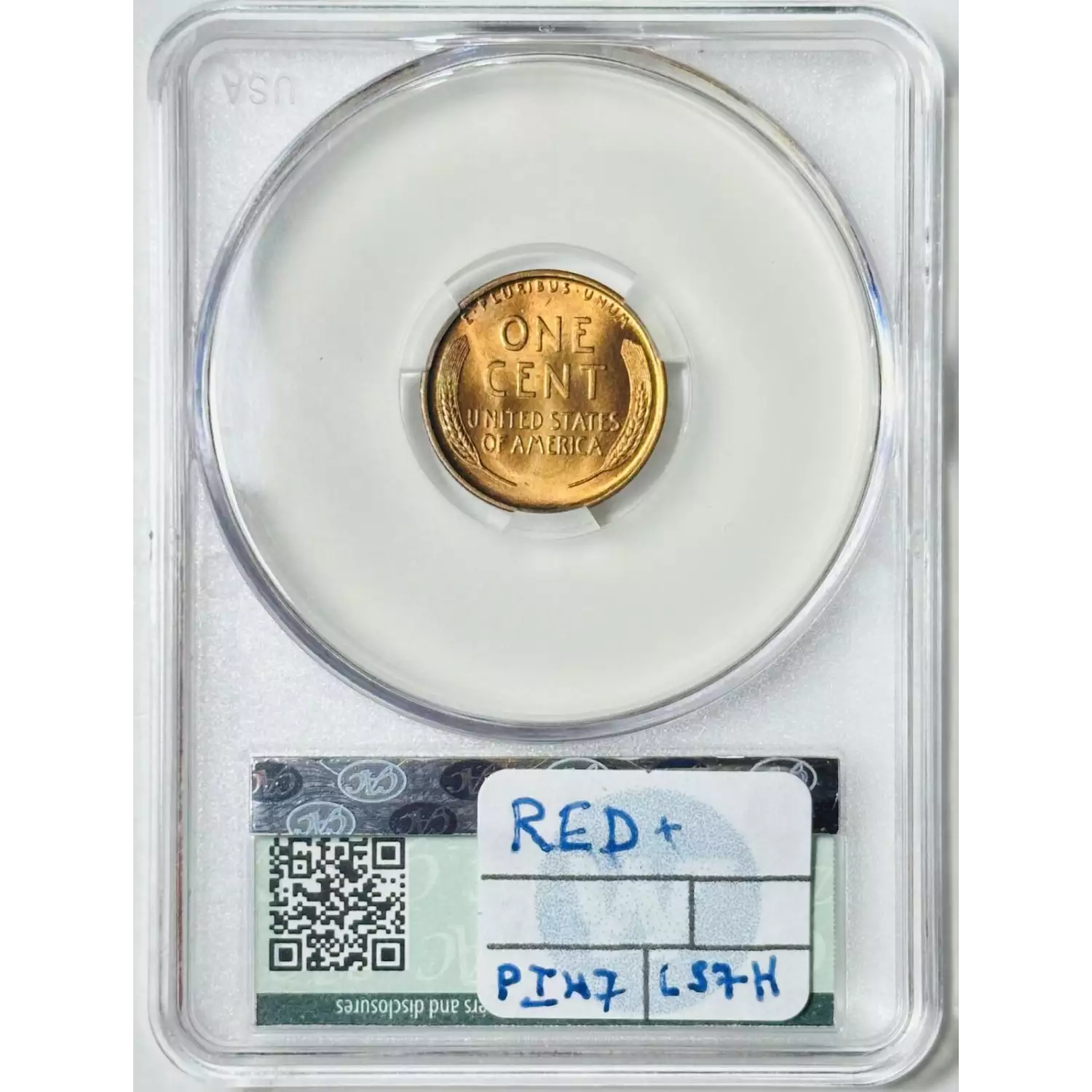 1909 Small Cents Lincoln, Wheat Ears Reverse CACG MS 67 - Bob Paul Rare ...